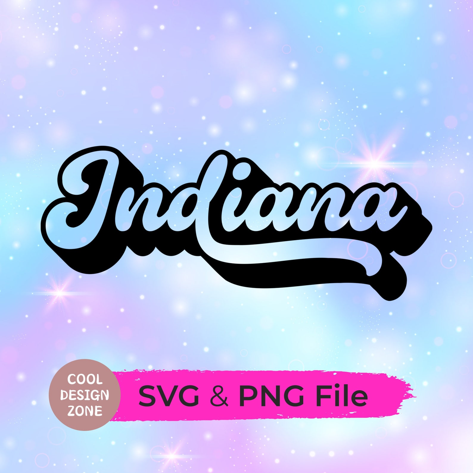 Retro Indiana SVG Indiana State Svg Vintage Indiana Clipart - Etsy