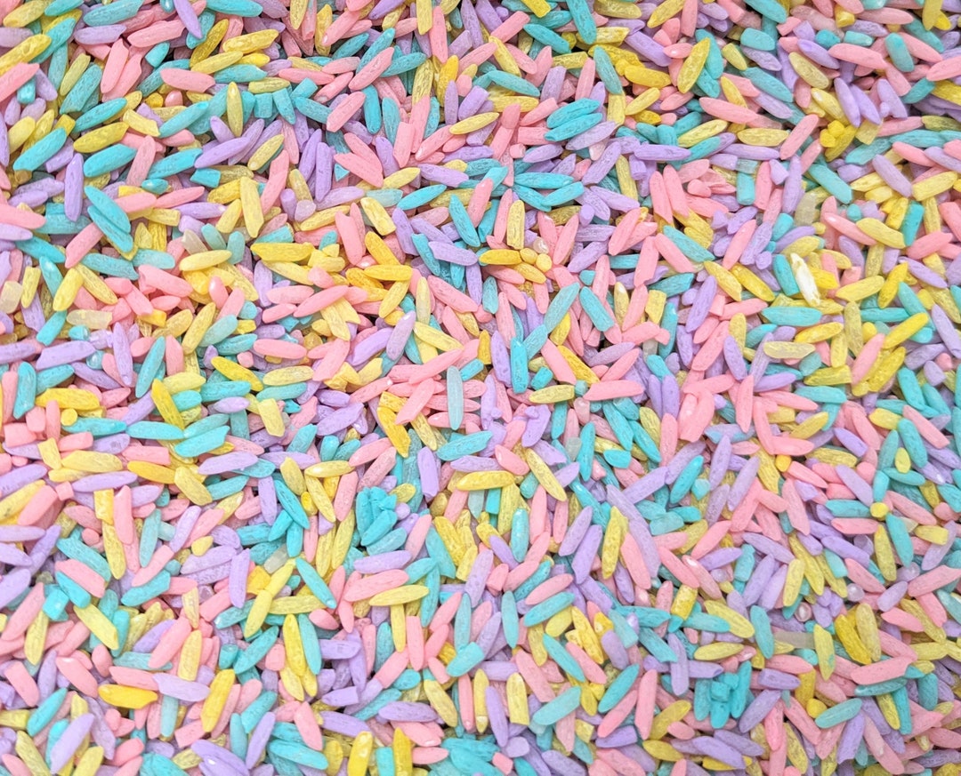 Spring Pastel Rice Craft Tuff Tray Play - Etsy
