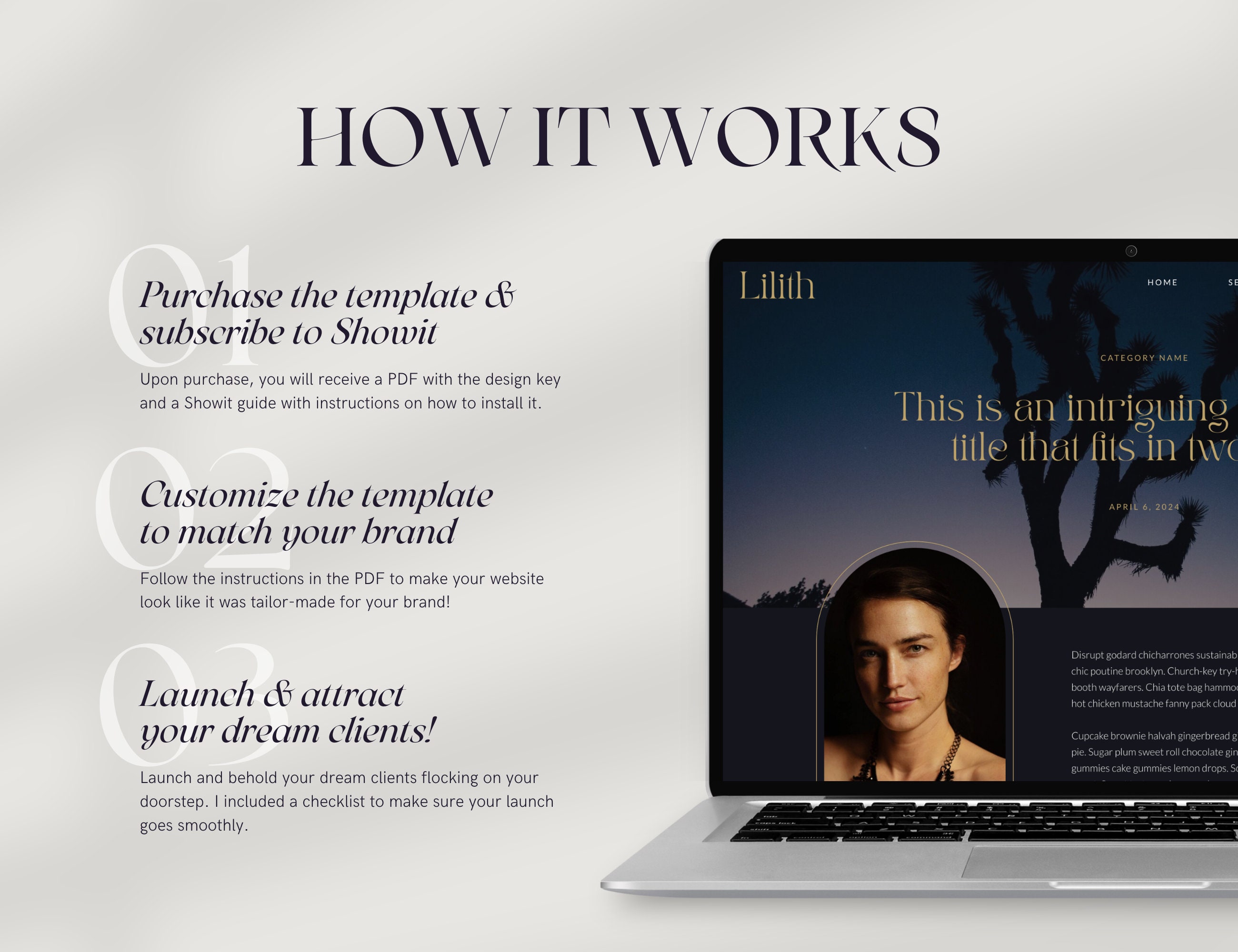 Astrology Website Template for Showit Psychic Website Spiritual ...