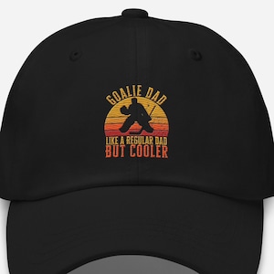 Goalie Dad Hat, Hockey Goalie Cap, Hockey Dad Gift, Goalie Dad Like A ...