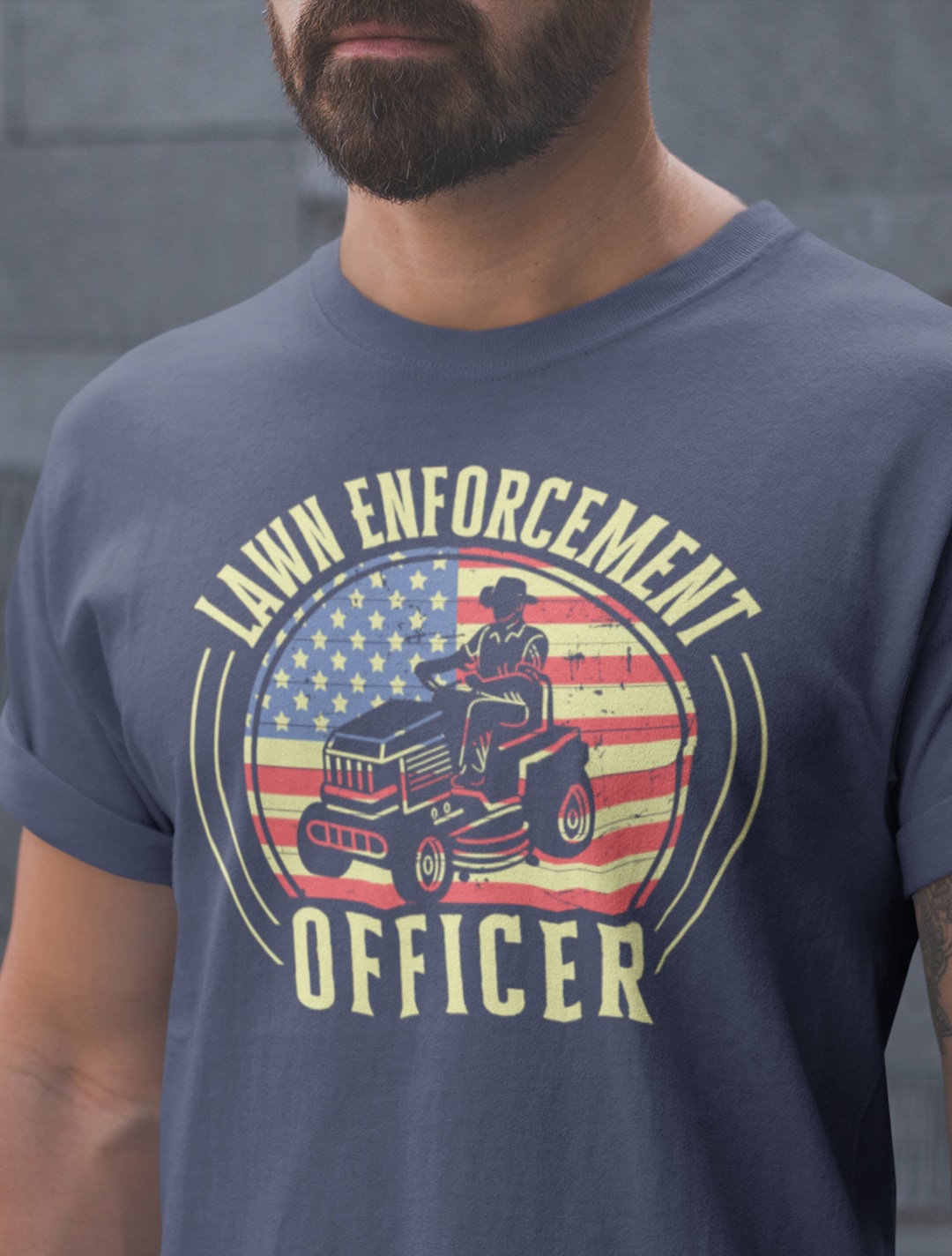 Lawn Enforcement Officer Shirt, Lawn Mower Shirt, Gardening Shirt, Lawn ...