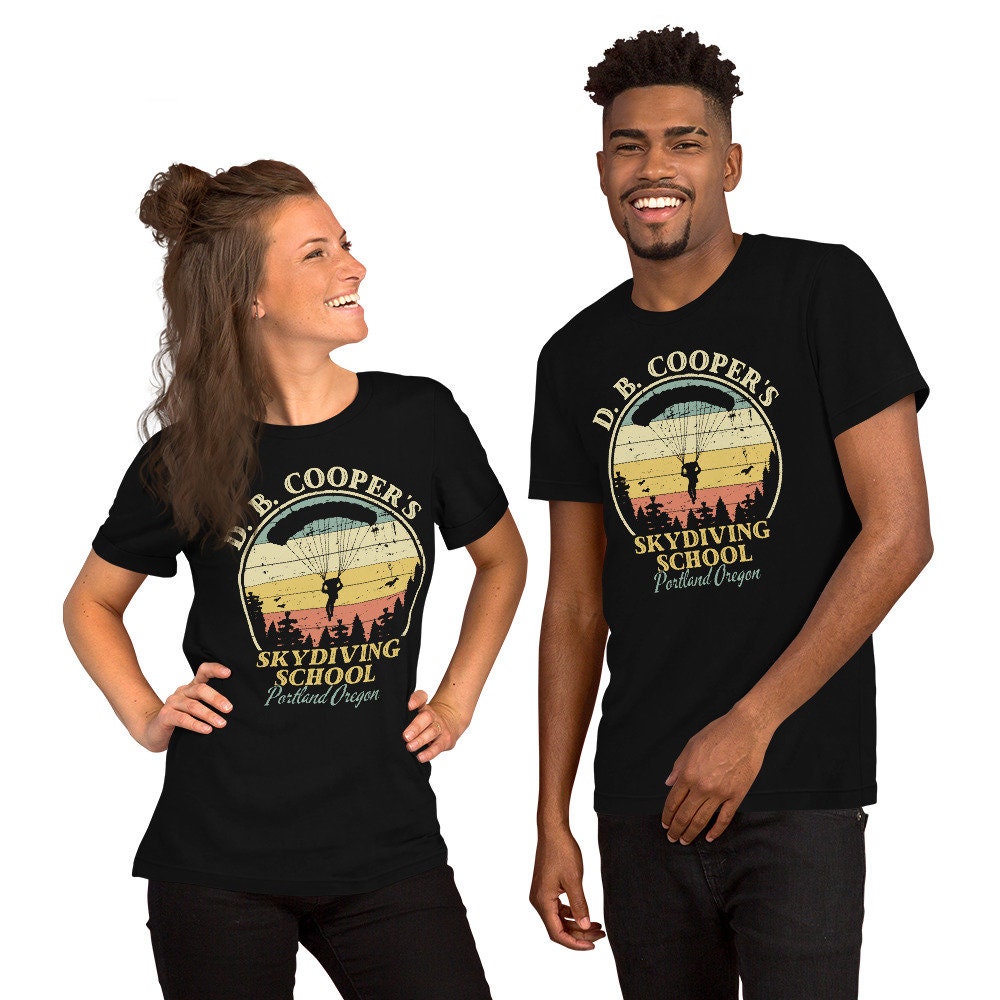 DB Cooper Skydiving School Shirt DB Cooper T-shirt Unisex Shirt - Etsy