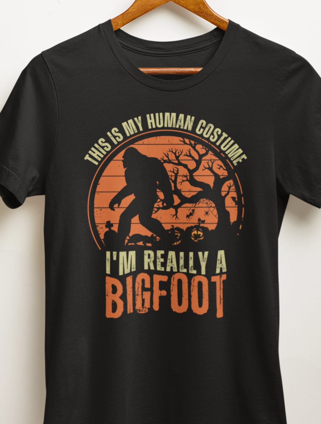 Bigfoot Halloween Shirt, Sasquatch Shirt, Bigfoot Gift, Spooky Shirt ...