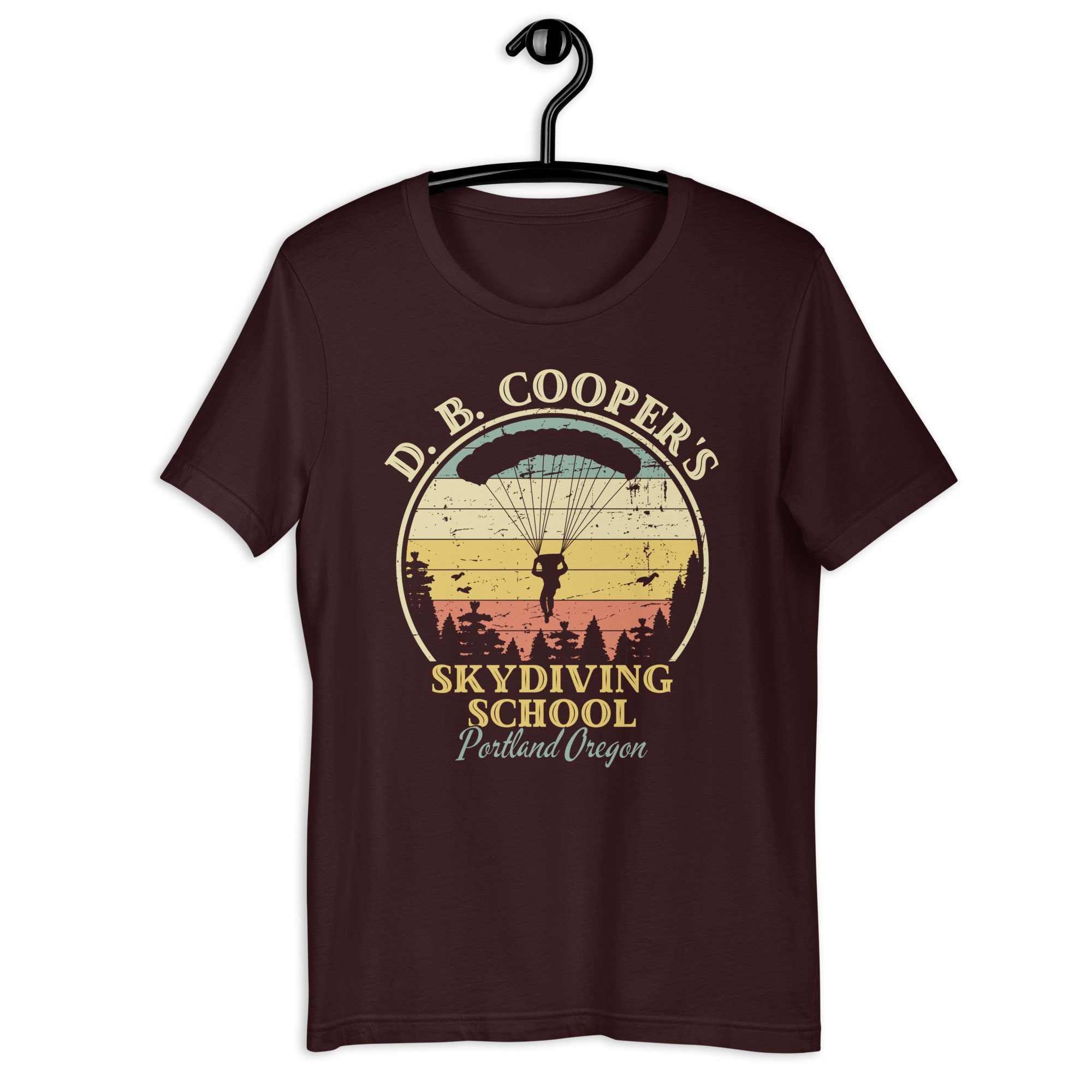 DB Cooper Skydiving School Shirt DB Cooper T-shirt Unisex Shirt - Etsy