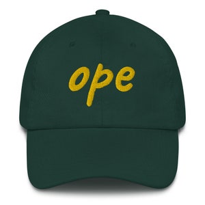Ope Hat, Ope Cap, Midwest Baseball Cap - Etsy