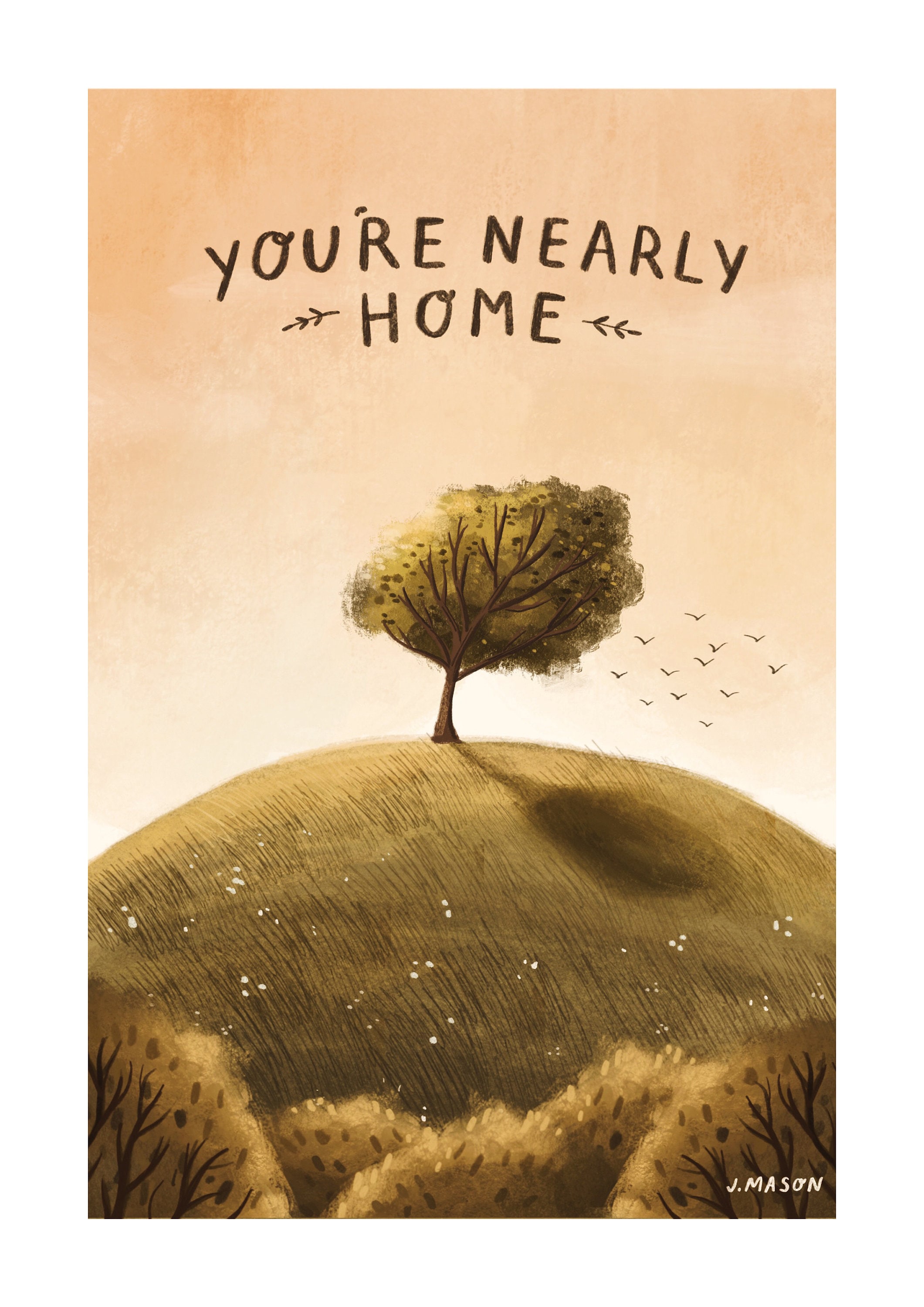 Youre Nearly Home A4/A3 Giclee Print - Etsy