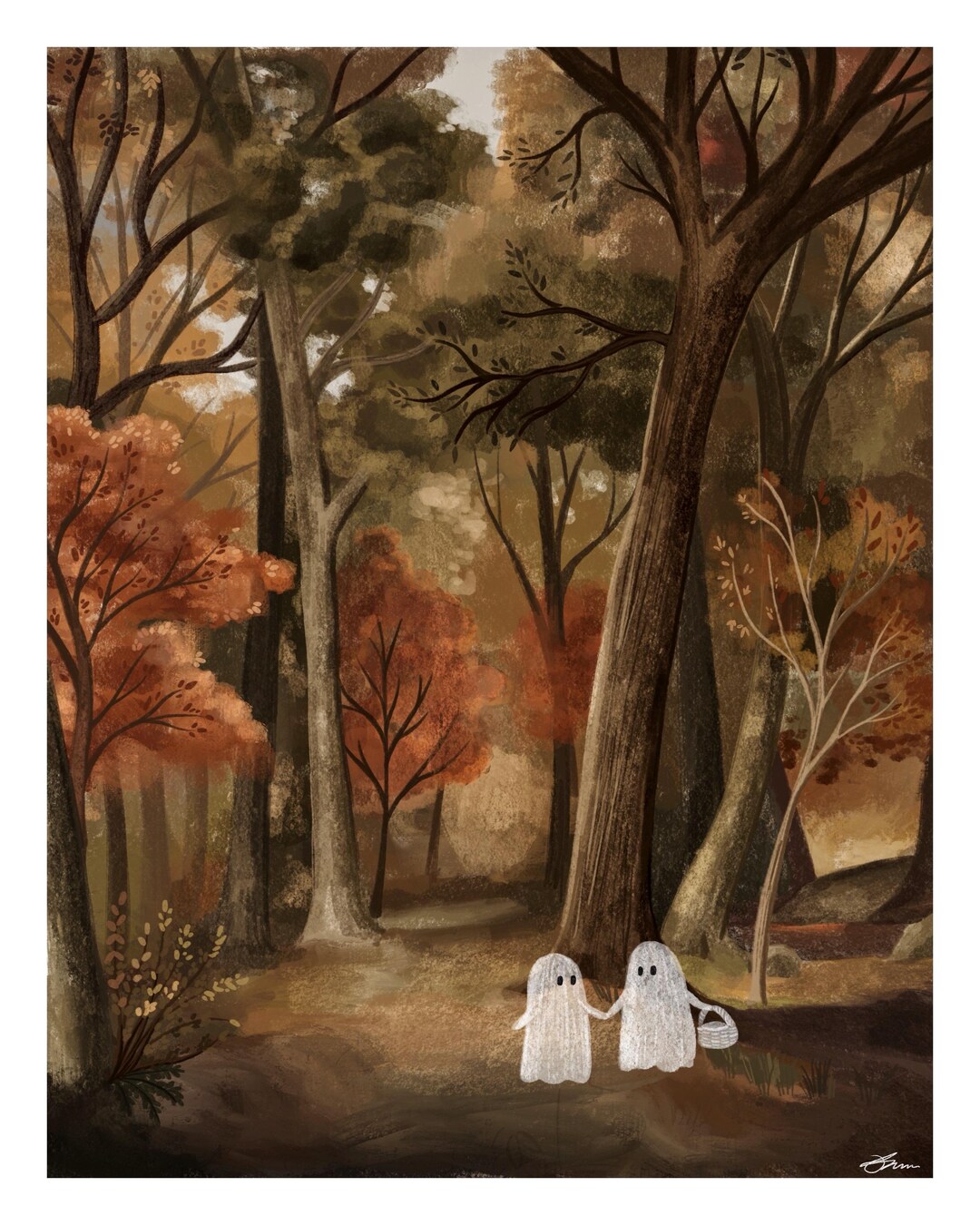 Ghost Walk - 8x10” Giclee Print - Etsy