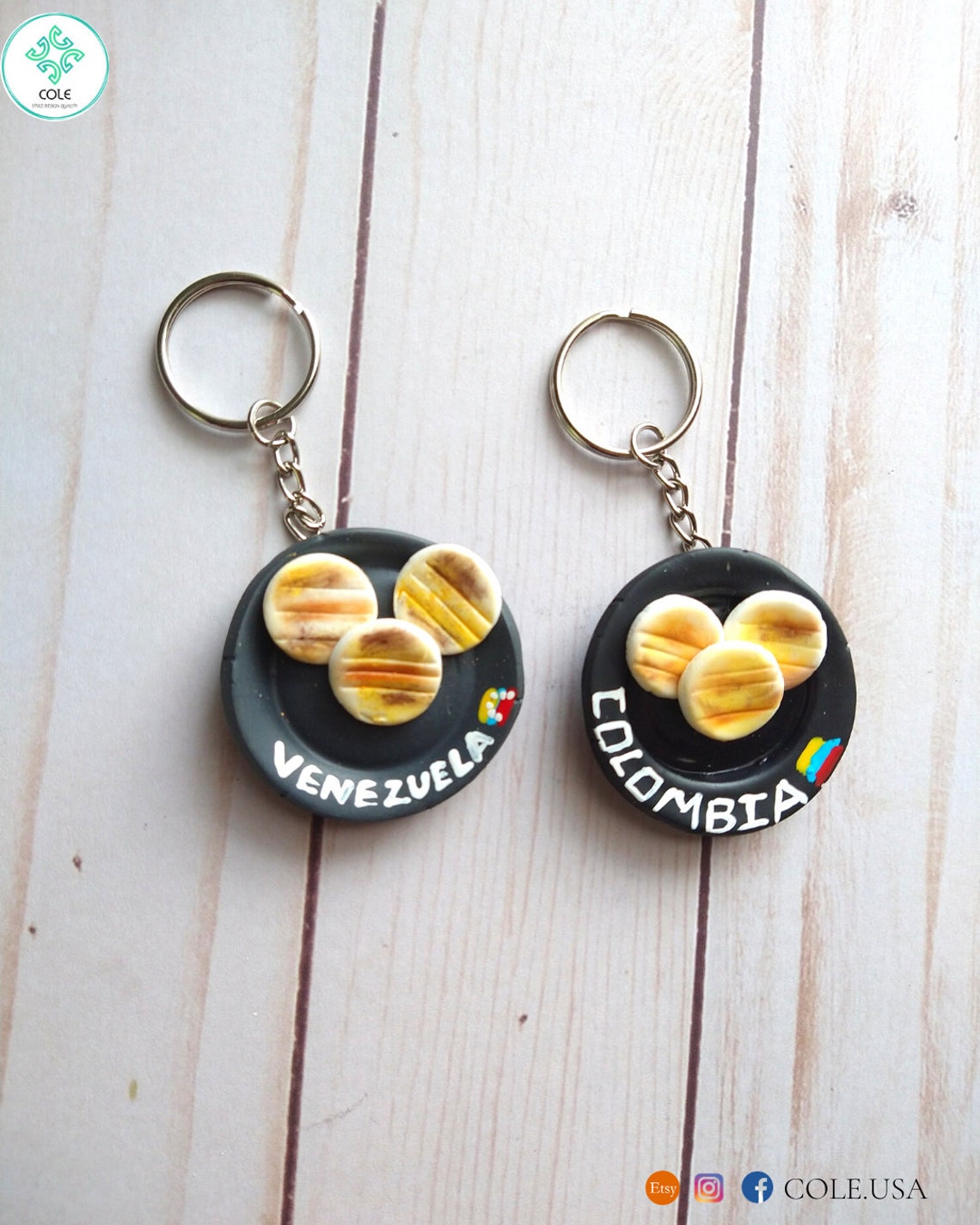 Colombian magnet venezuelan magnet colombian arepa magnet | Etsy