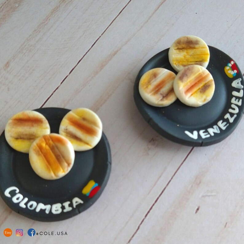 Colombian Magnet ,venezuelan Magnet, Colombian Arepa Magnet, Venezuelan ...