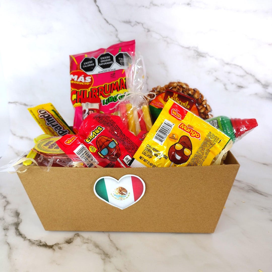 Mexican Candies Gift Box, Mexican Christmas Gift Mystery Bag, Mexican ...