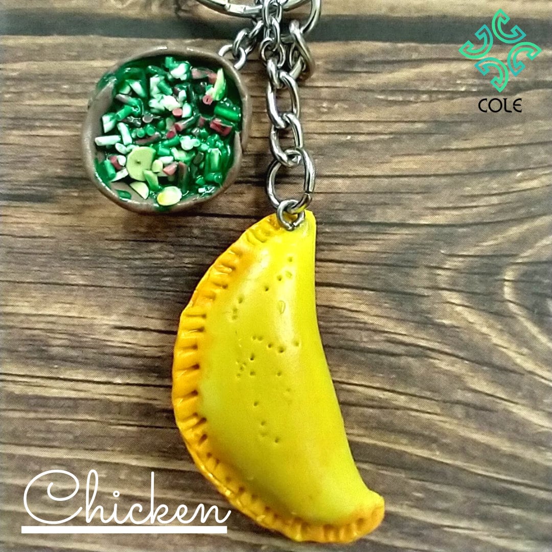 Colombia Keychain Empanada Keychain Colombian Gifts - Etsy Canada