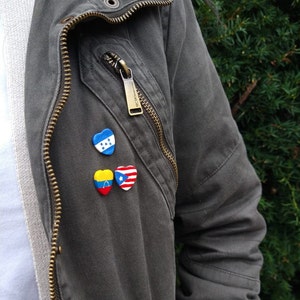 Hispanic Heritage Month, Flag Pin,country Flags Pin,flags of the World ...