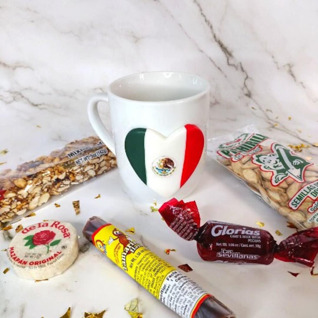 Mexican Coffee Mug With Mexican Candies, Mexican Party Favors, Mexican ...