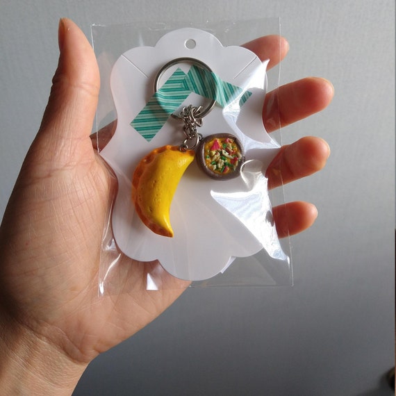 Colombia Keychain Empanada Keychain Colombian Gifts - Etsy Canada