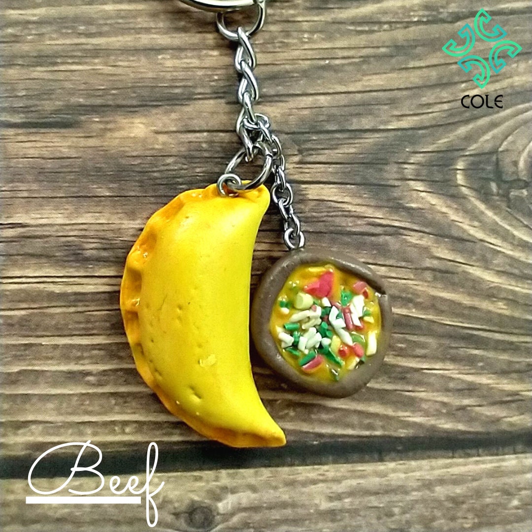 Colombia Keychain Empanada Keychain Colombian Gifts - Etsy Canada
