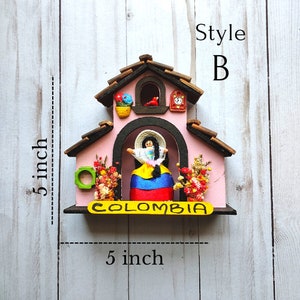 Colombian House Wall Decor , Colombia Encanto Casita Doll House ...