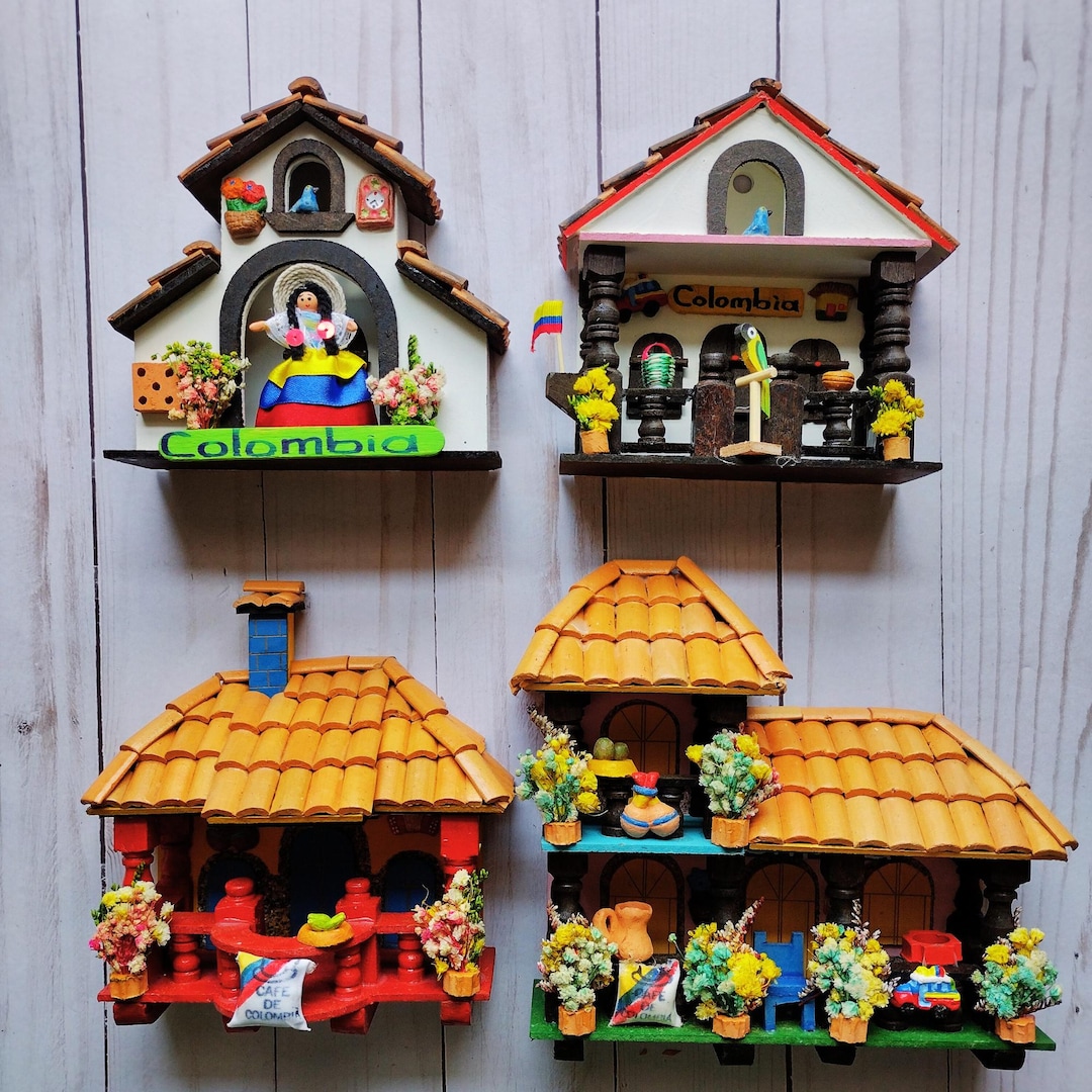 Colombian House Wall Decor , Colombia Encanto Casita Doll House ...