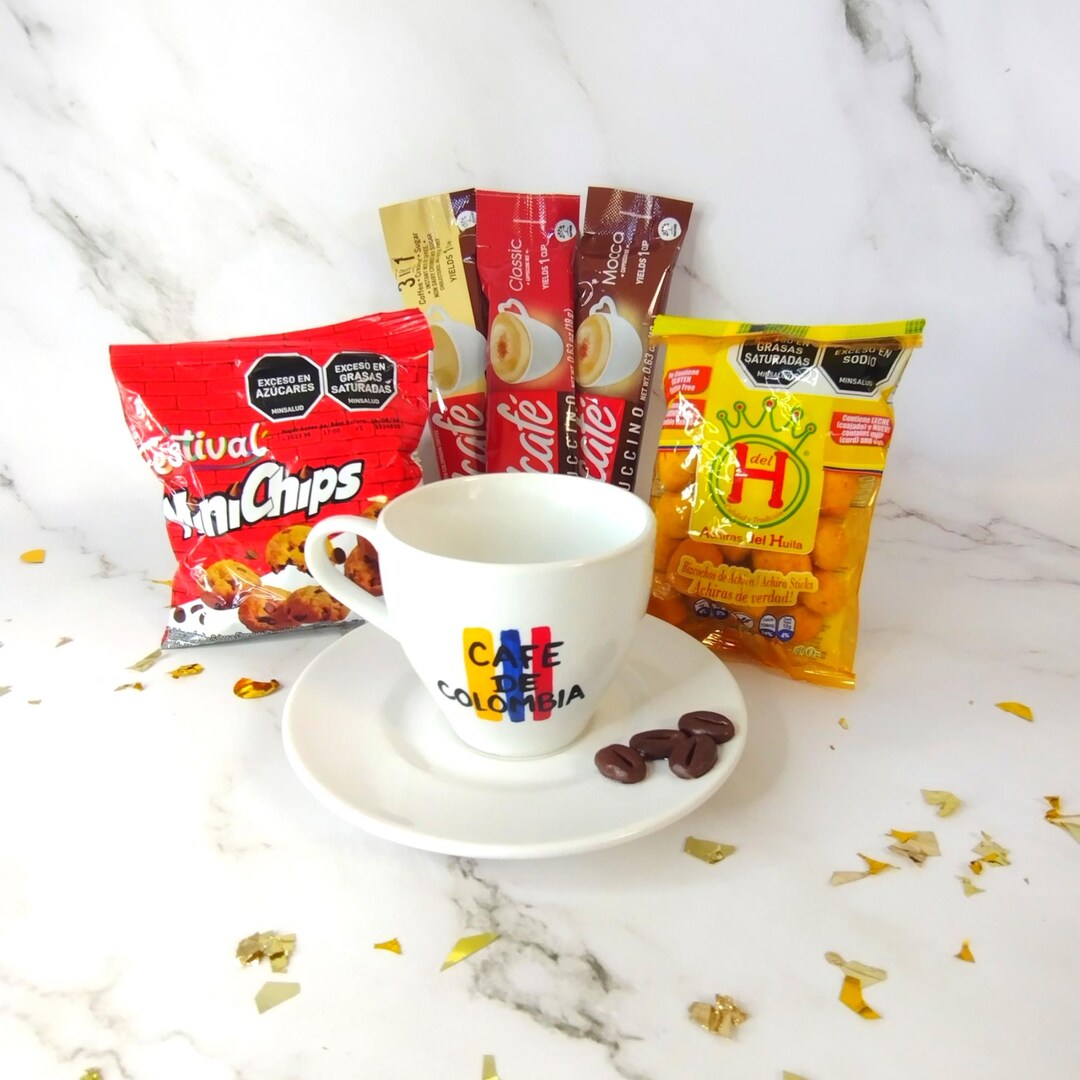Colombian Coffee Gift Box, Colombian Snack Gifs,colombian Mug Basket ...