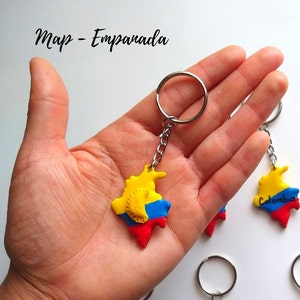 Colombian Keychain, Chiva, Empanada,arepa Craft Gift, Colombia ...