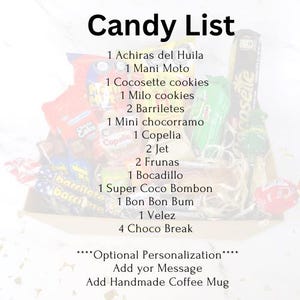 Colombian Candies Gift Box, Colombian Christmas Day Gift, Colombian ...