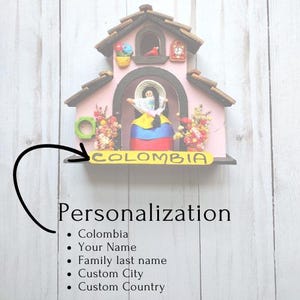 Colombian Art Gifts, Colombian Casita Wall Art, Colombian Doll House ...