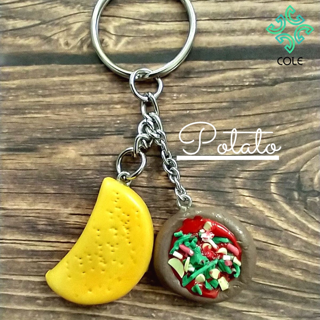 Colombia Keychain Empanada Keychain Colombian Gifts - Etsy Canada