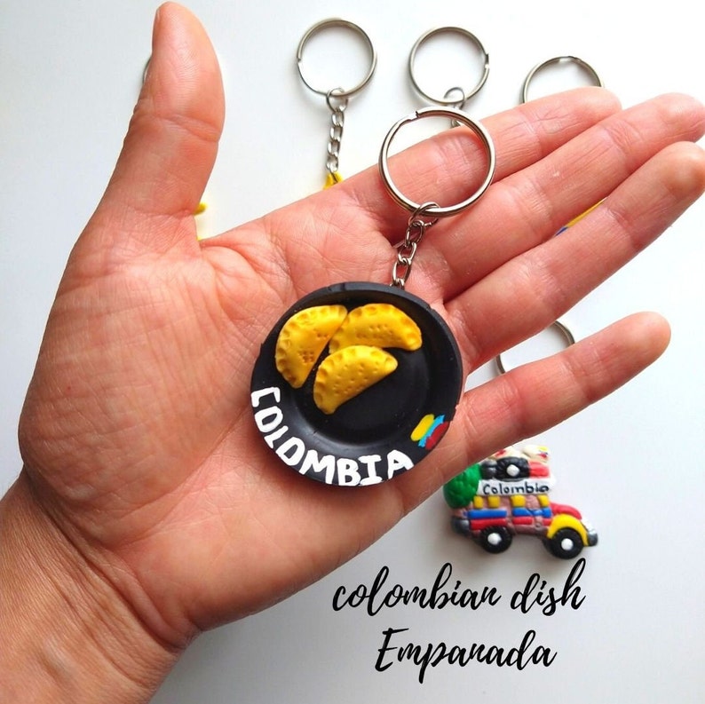 Colombian Keychain, Chiva, Empanada,arepa Craft Gift, Colombia ...