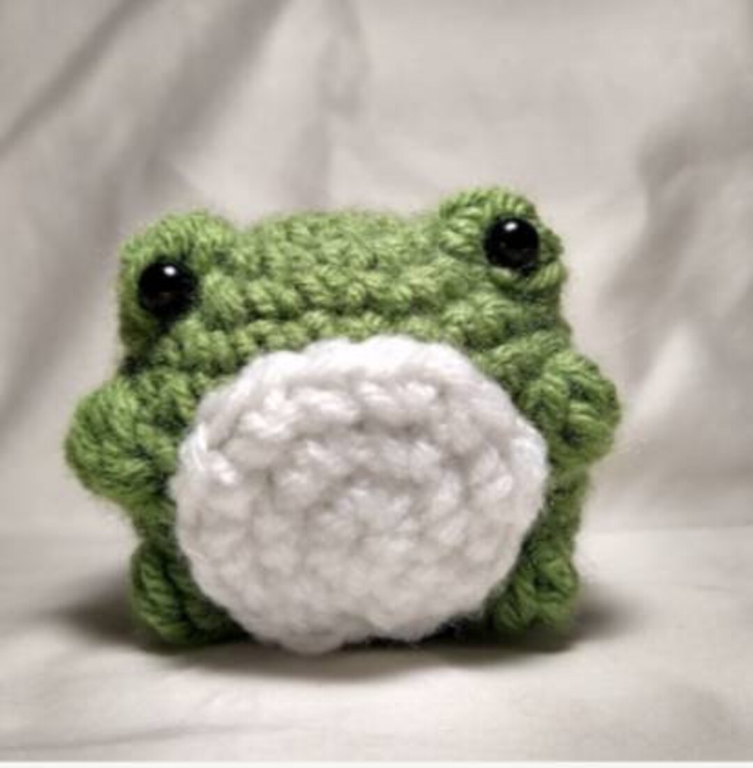 Easy Frog Crochet PATTERN, Cute Frog, Green, Crochet Animals ...