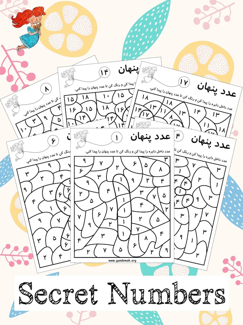 Secret Numbers – اعداد پنهان - Etsy