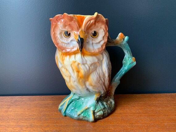 1940s/50s Large Owl Jug Falcon Ware Ceramic Jug ref.1662 - Etsy