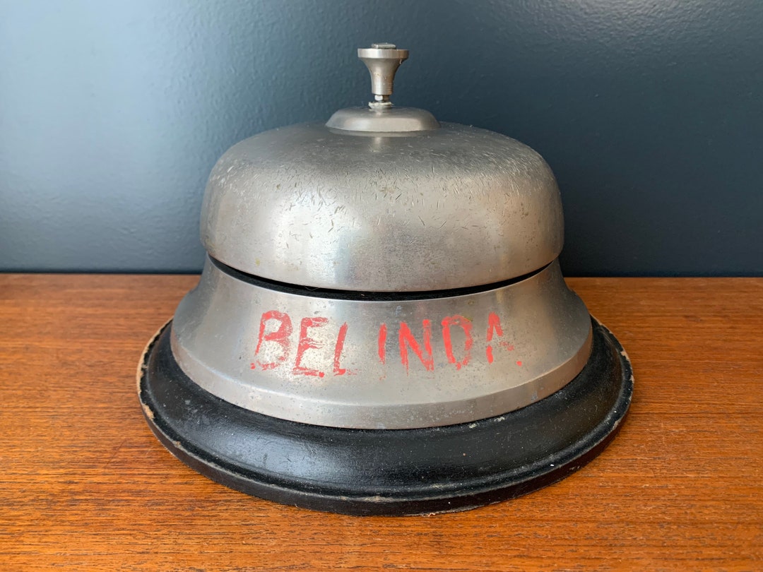 Vintage Very Large Porters Desk Bell Belindas Bell Mid - Etsy