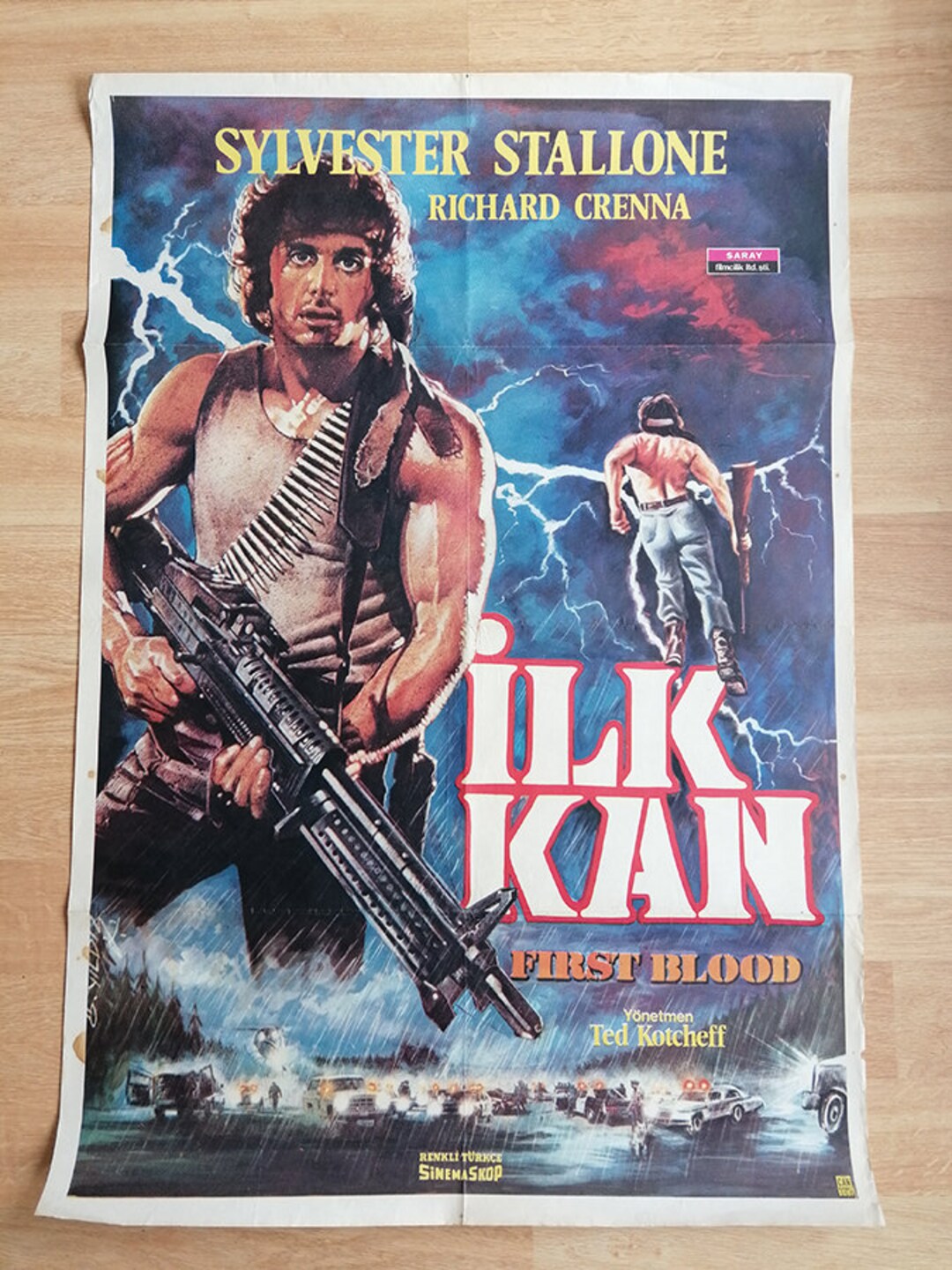 First Blood Original Retro Movie Poster From 1982 John Rambo - Etsy