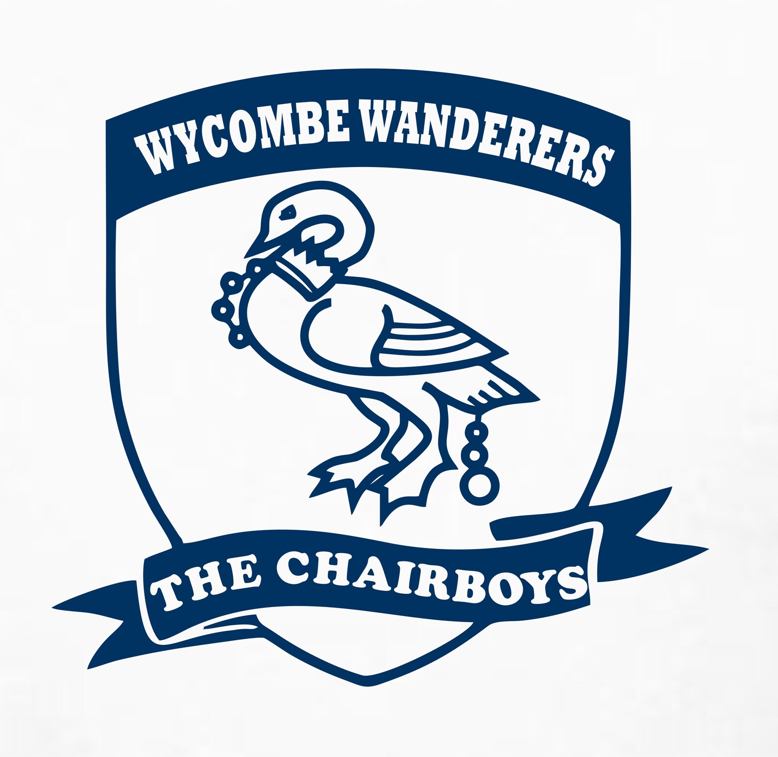Wycombe Wanderers F.C.The Chairboys Retro Football Club Shield | Etsy
