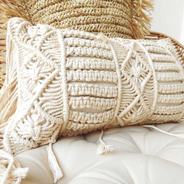Macrame Pillow - Etsy