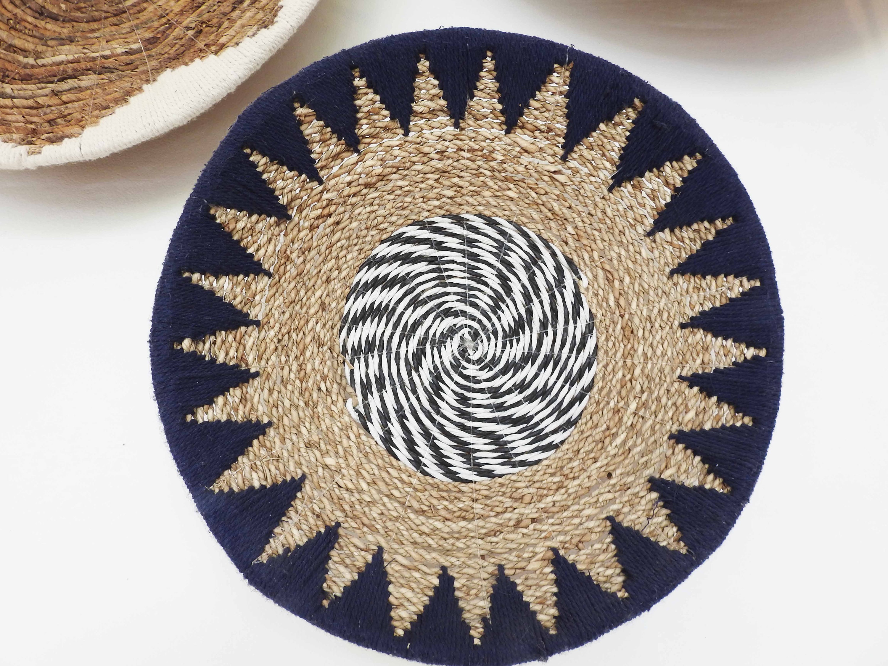 JAVA WALL DECOR boho Wall Hanging banana Fronds wicker - Etsy