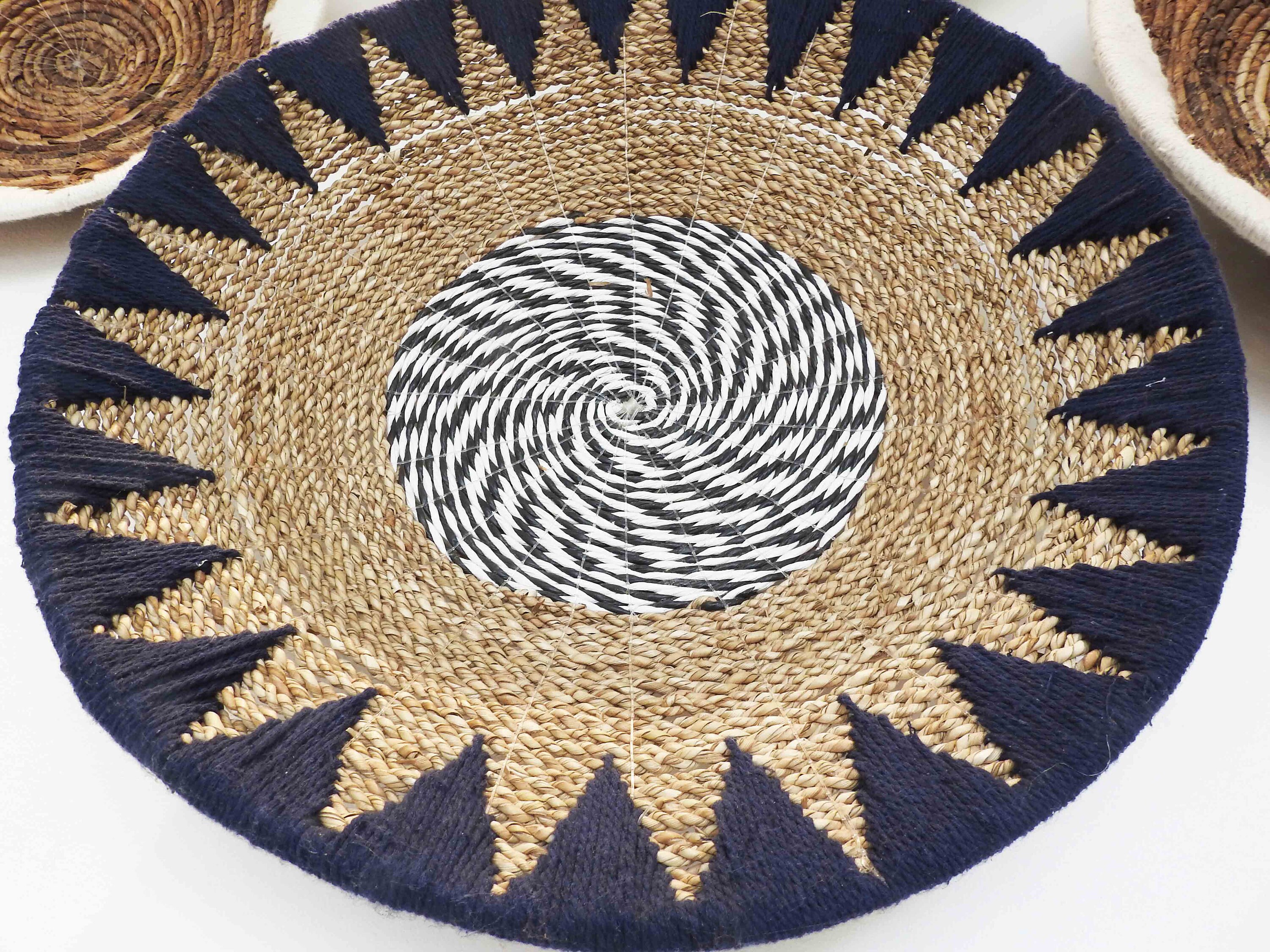 JAVA WALL DECOR boho Wall Hanging banana Fronds wicker - Etsy