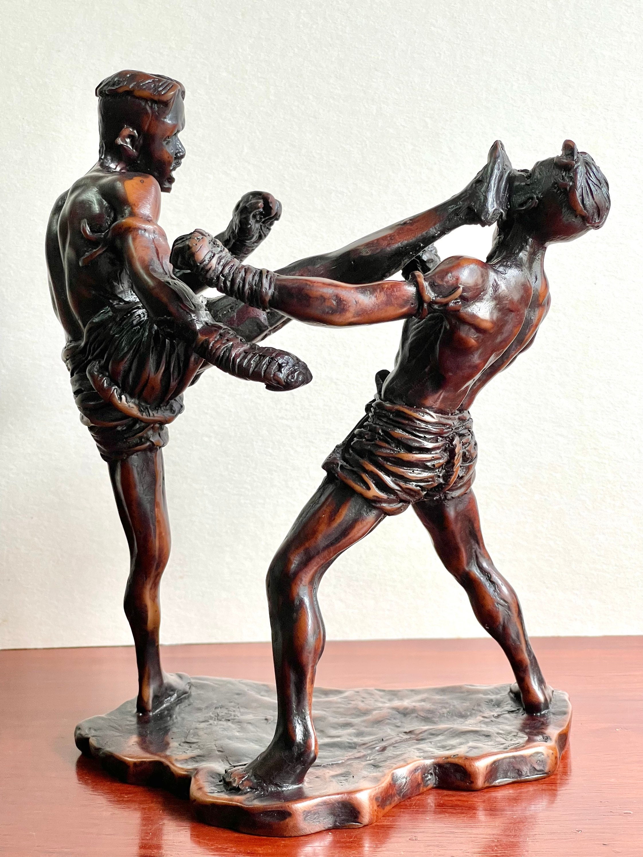 Muay Thai Model, the Martial Art of Thai People, Made of Resin. - Etsy