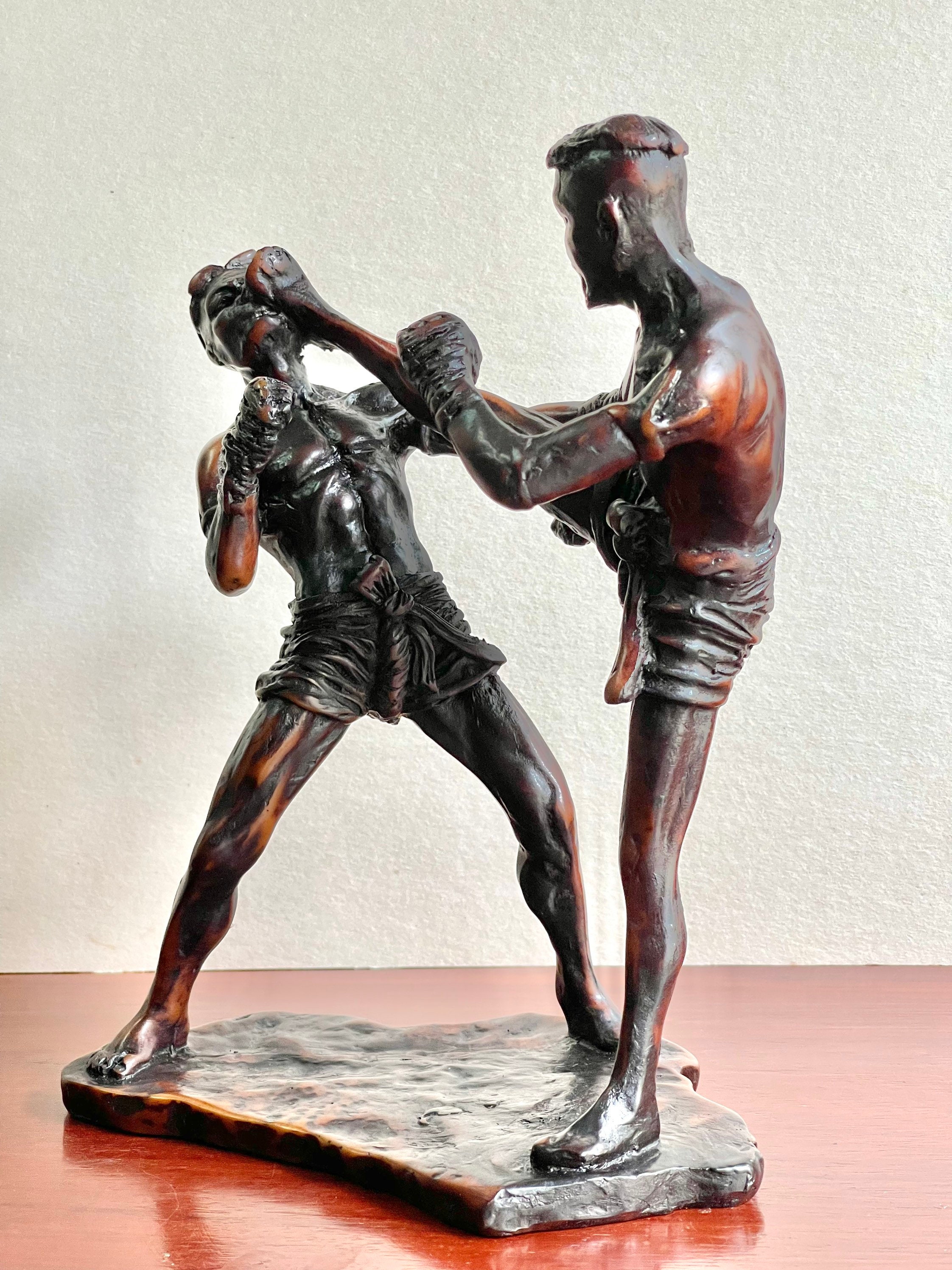 Muay Thai Model, the Martial Art of Thai People, Made of Resin. - Etsy