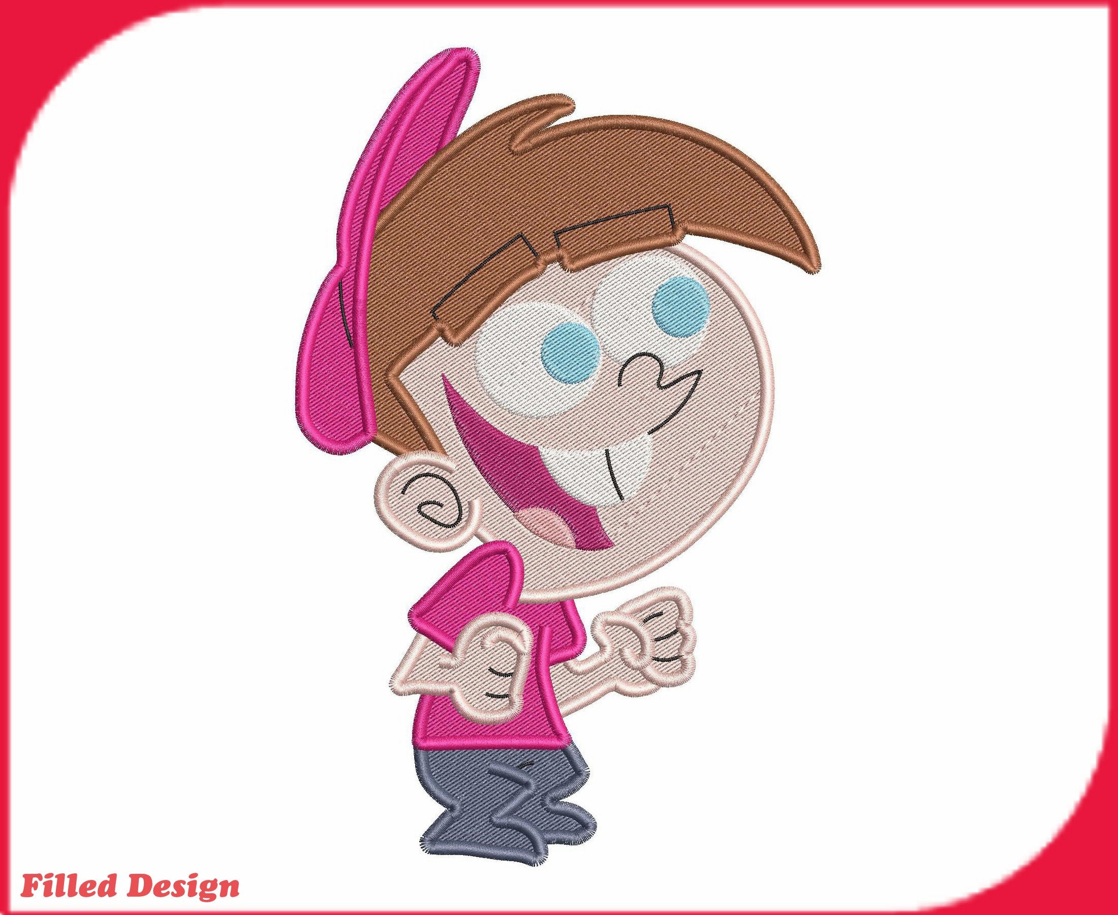 Timmy Turner Bastante extraños padres relleno bordado diseño | Etsy Timmy Turner Bastante extraños padres relleno bordado diseño | Etsy