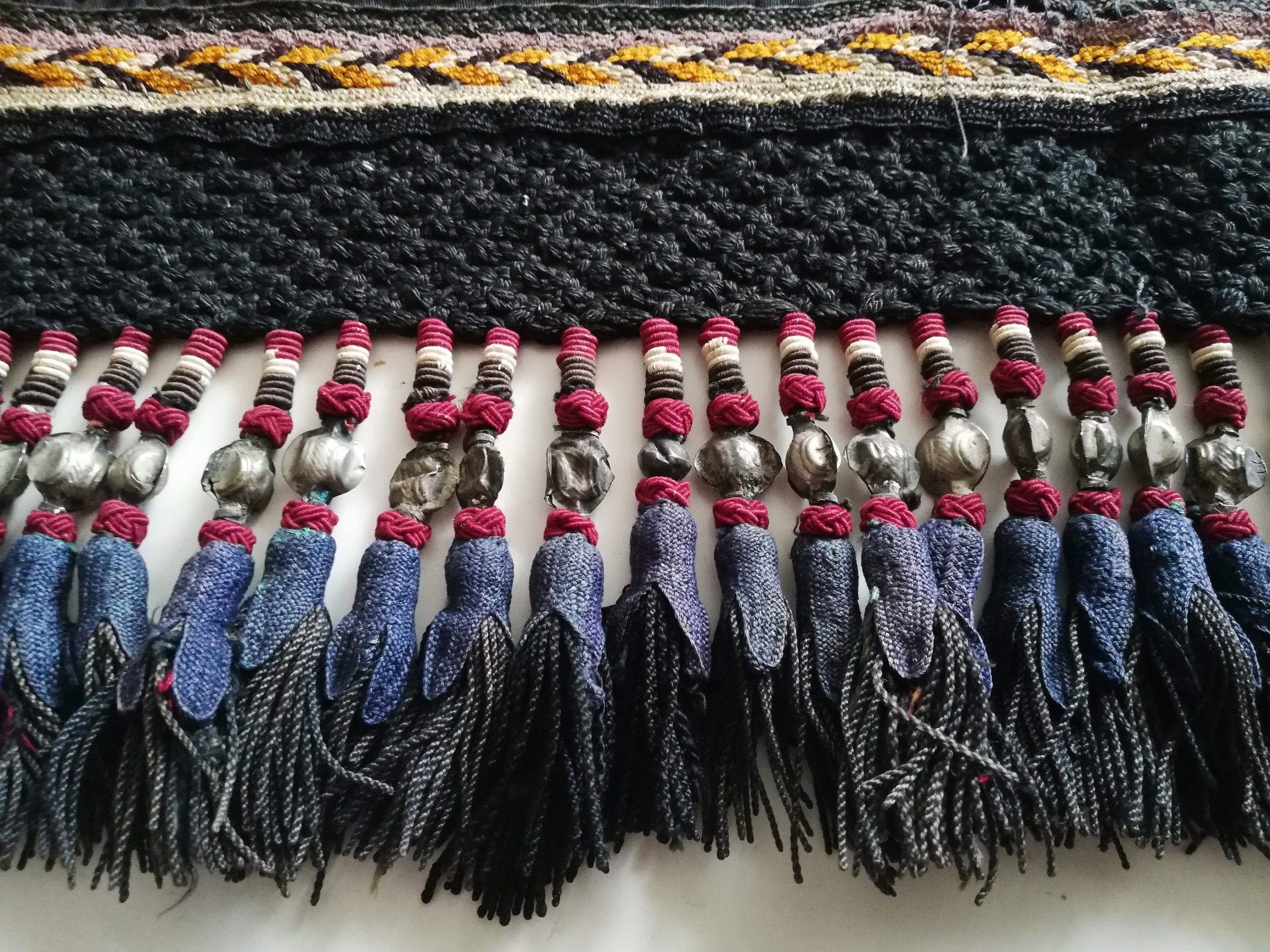 Mid Century, Central Asian, Uzbek Nomads' Authentic Hand Made Saye ...