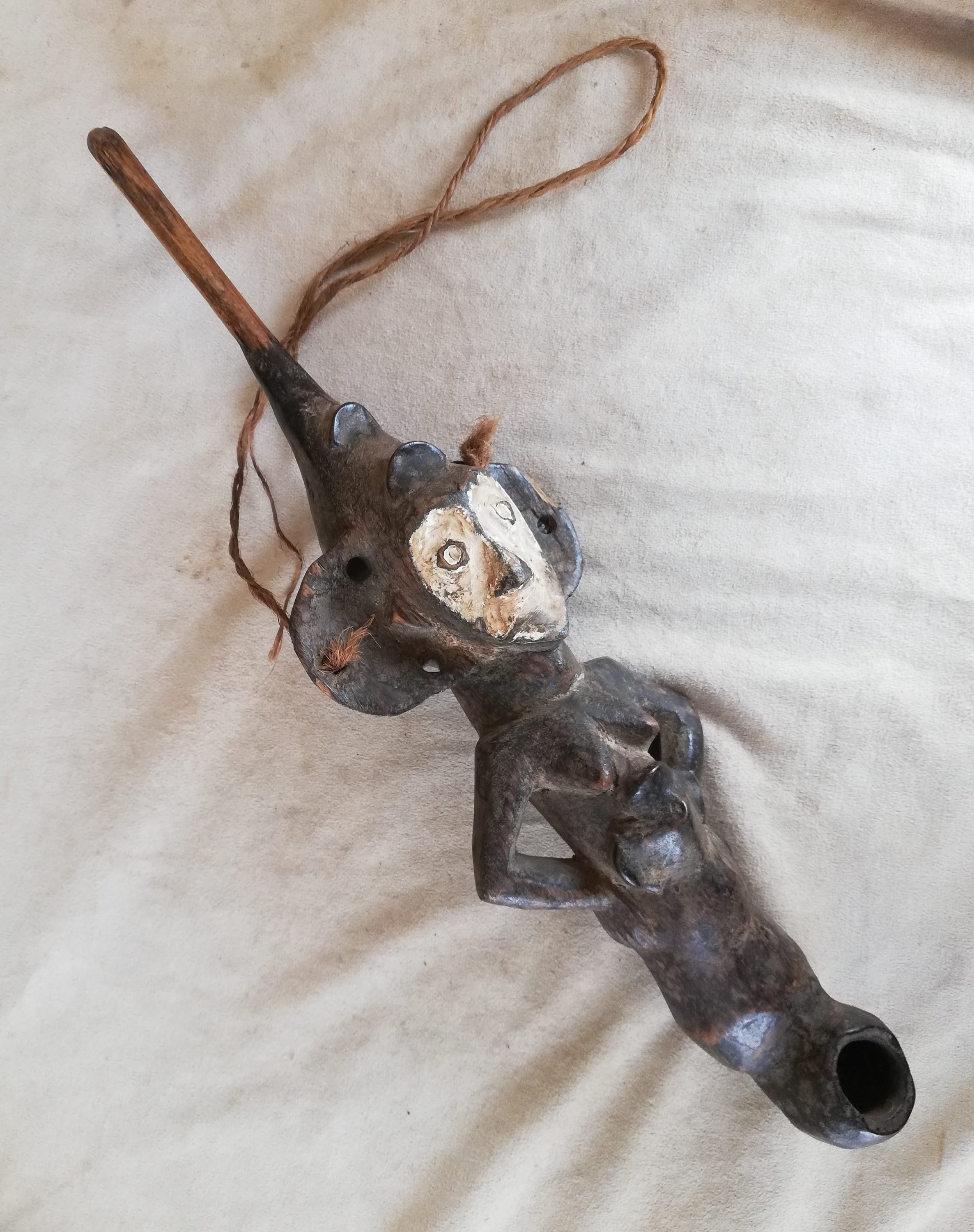 African Antique Tribal Pipe From D.R. of Congo Hand Carved - Etsy