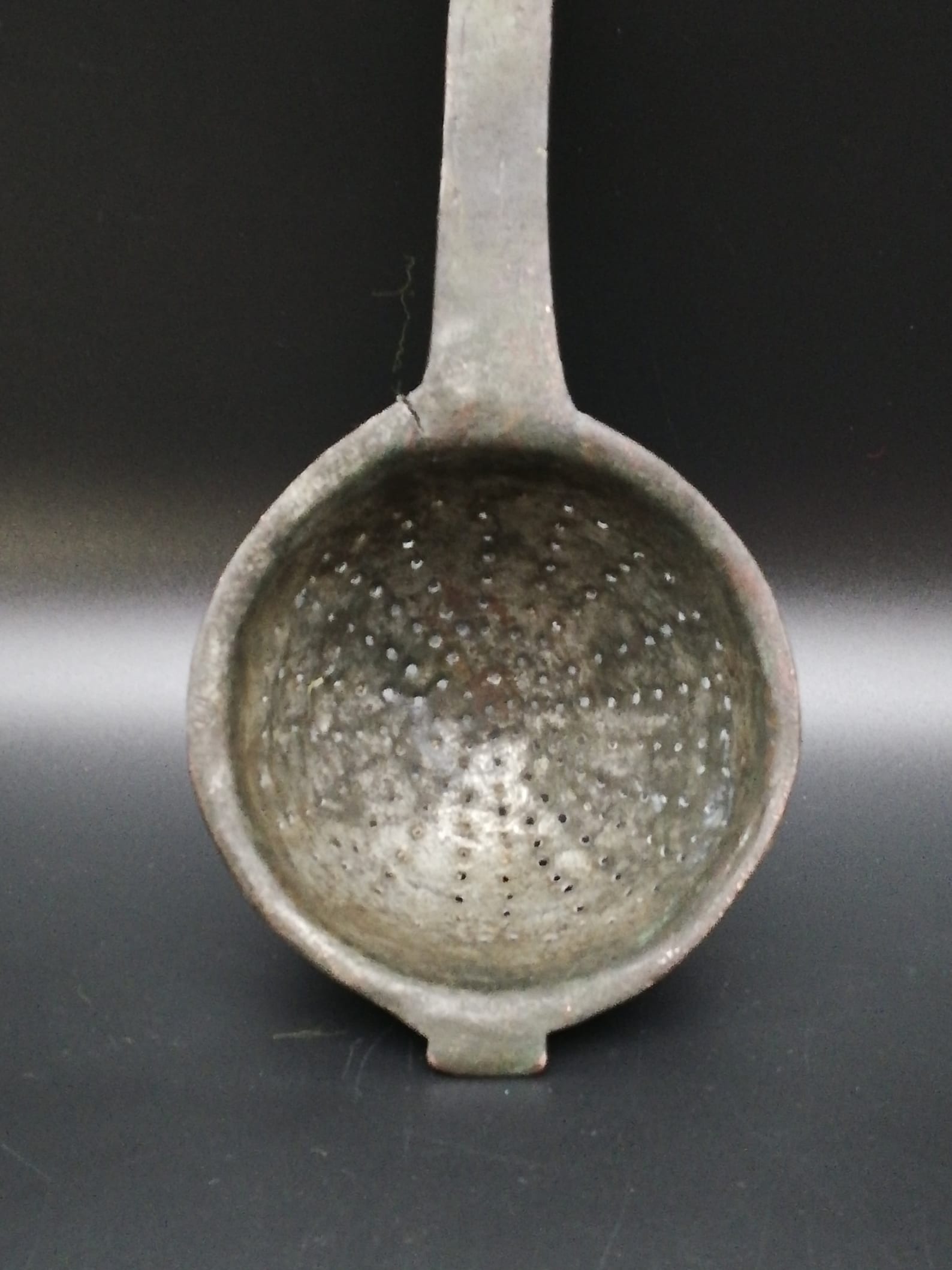 19th C., Antique Copper Sieve - Ottoman Turkish Hand Made Copper Tea ...