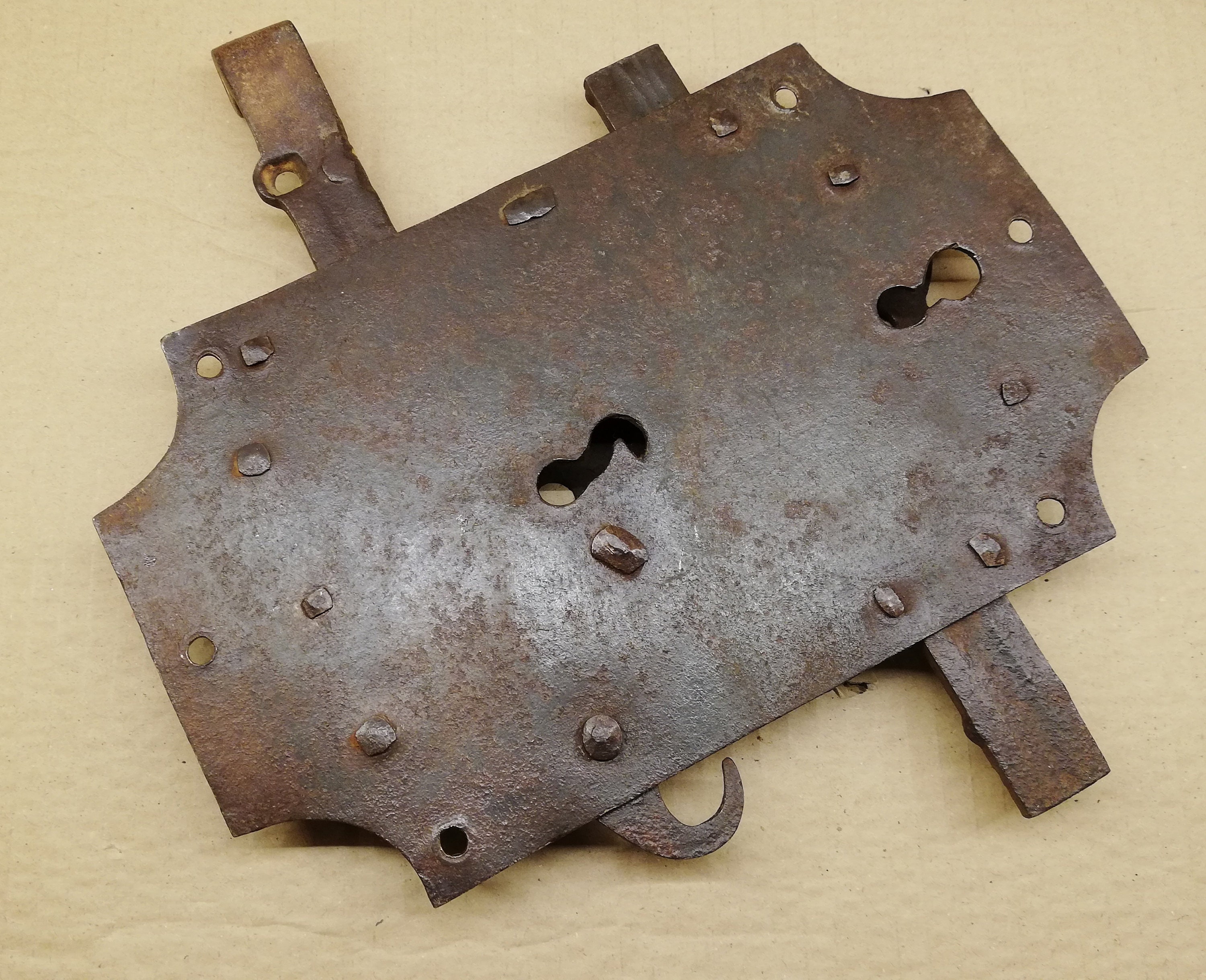 Ottoman Turkish Antique Iron Lock Plate: Hand Forged C 19th - Etsy