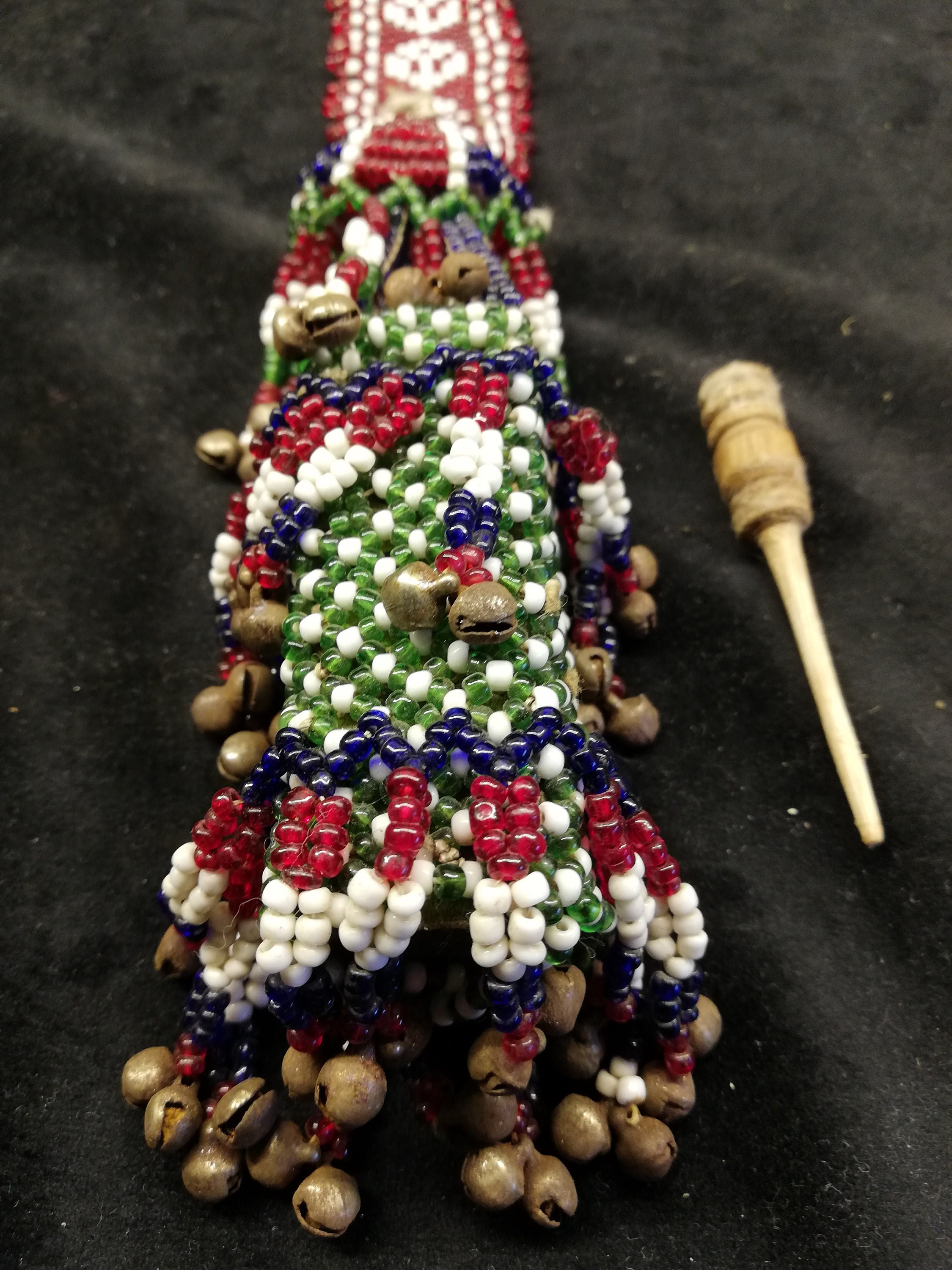 Central Asian Authentic Wooden Kohl Holder / Eyeliner Box / Mascara Pot ...