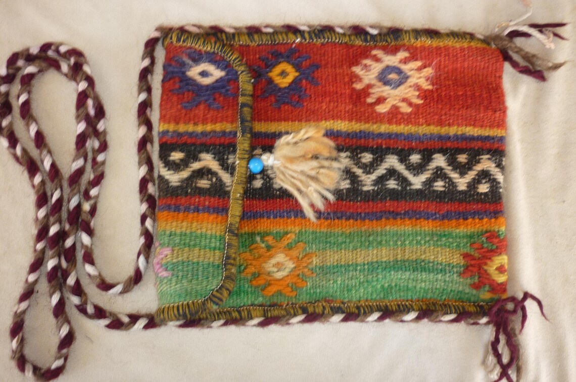 Turkish Anatolian Authentic Kilim / Rug Weaving Shoulder Bag - Home ...