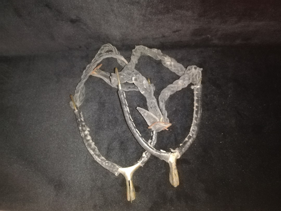 Mid Century, Turkish Army Cavalry Spurs W/ Entwisted Leather Bands ...