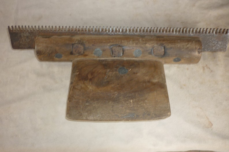 Turkish Wooden Carder Comb Carpet Comb Dated 1928 - Etsy