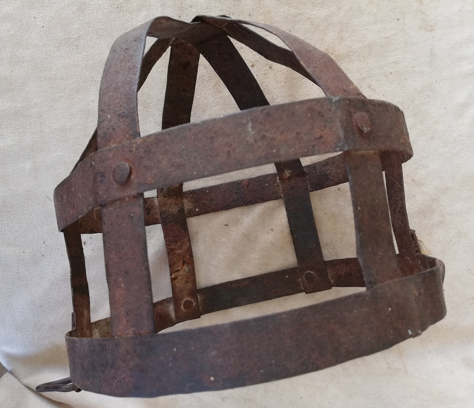 Turkish Authentic and Primitive Tinned Iron Cattle Mule Muzzle - Etsy