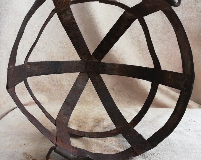 Turkish Authentic and Primitive Tinned Iron Cattle Mule Muzzle - Hand ...