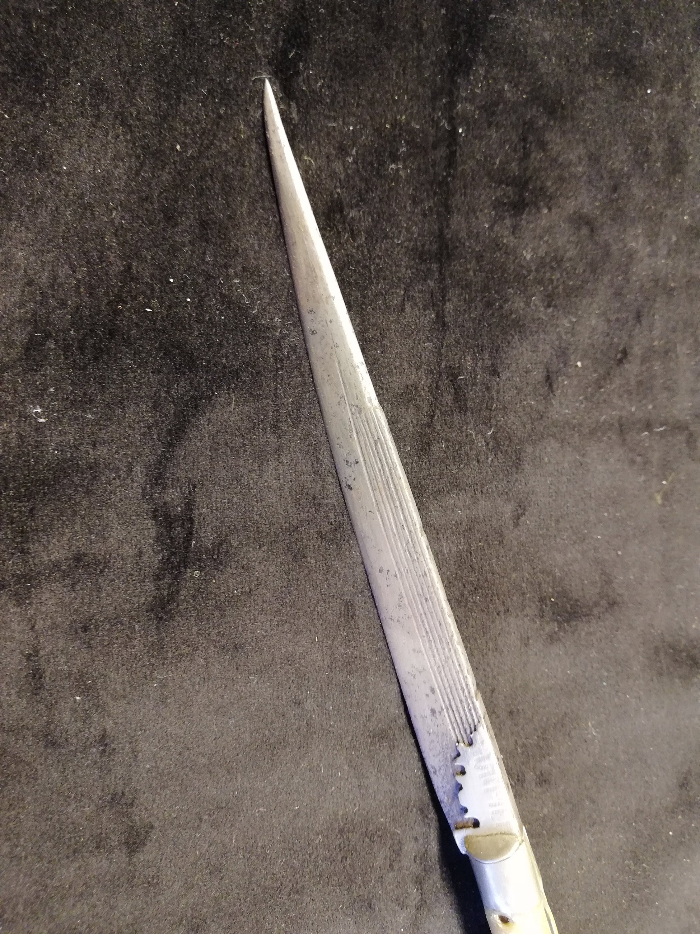 Mid Century, Ottoman Style Turkish Hand Made Traditional Sürmene Knife ...